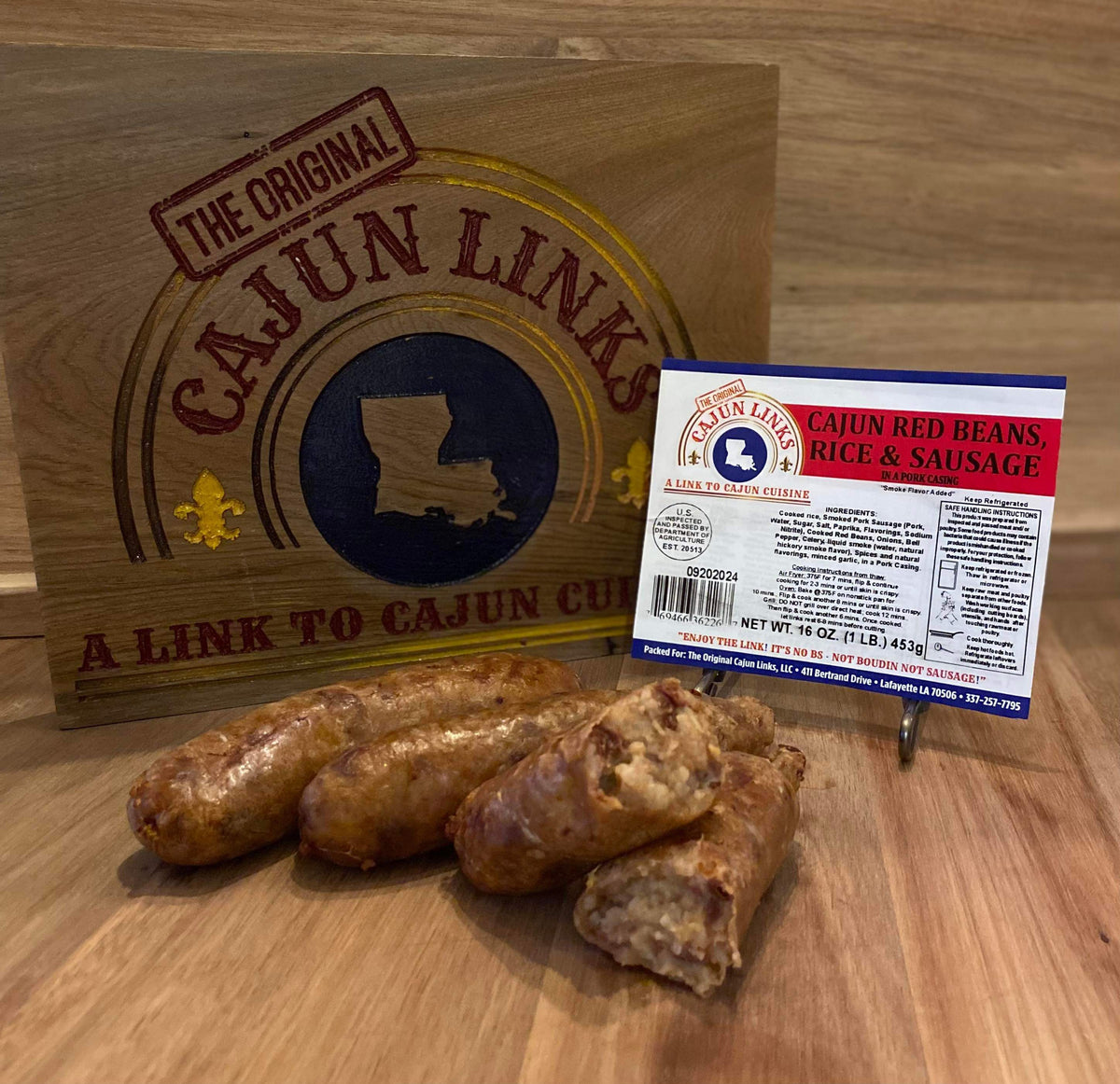 The Original Cajun Links-Red Beans, Rice & Sausage – NolaCajun