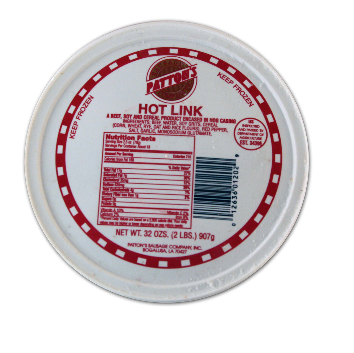 Patton's Hot Sausage Patty – NolaCajun